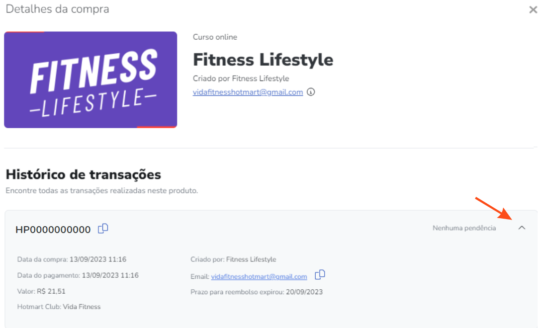 Como encontro os detalhes da minha compra? - Central de Ajuda Hotmart
